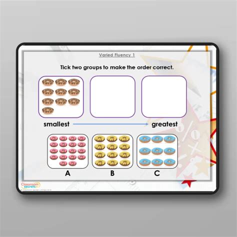 Year 1 Order Groups Of Objects Modelling Ppt Resource Classroom Secrets