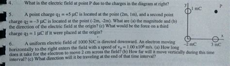 solved what is the electric field at point p due to the