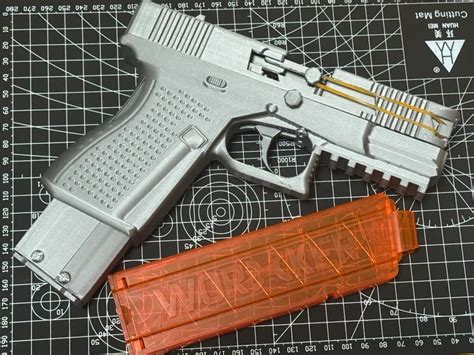 Nerflock Half Length Nerf Dart Launcher 奈洛克发射器 Remixed By Forsakensilver Makerworld