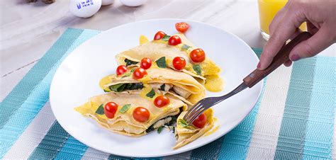 Crepas Saladas En Forma De Arbolito