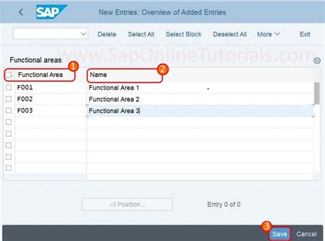 How To Define Functional Area In SAP HANA SAP Tutorials