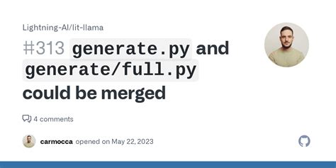 `generate py` and `generate full py` could be merged · issue 313