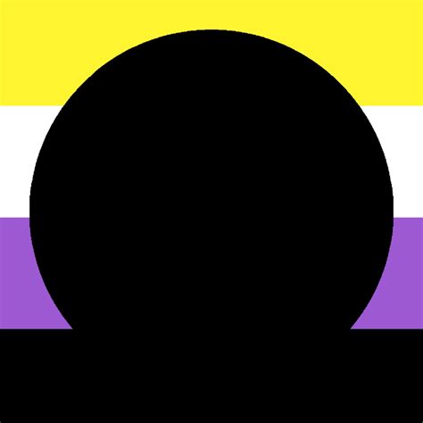 Non Binary Pfp Circle Flag Icon Lgbt Humor Lgbtq Flags