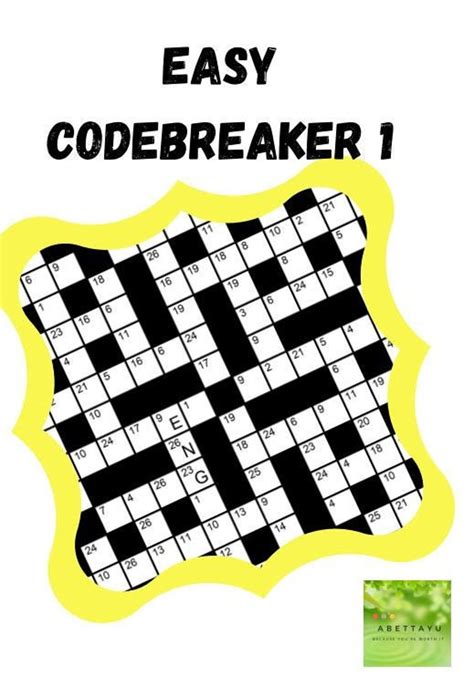 Easy Codebreaker Puzzles With Answers Brain Workout Etsy