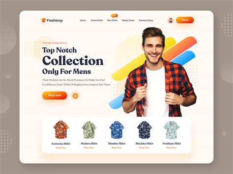 Ecommerce Header On Behance
