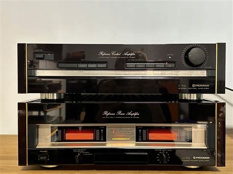 PIONEER C90A + M90A WZMACNIACZ LEGENDA 100% ORYG PIĘKNY STAN I ...