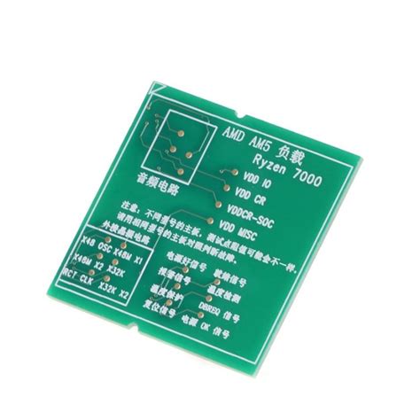 Benzhong Desktop Amd Am5 Cpu Socket Tester Diagnostic Analyzer Dummy Load Fake Load With Led