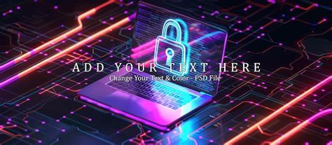 Cyber Security Safeguarding Digital Information Premium Ai Generated Psd