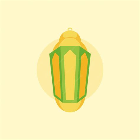 Premium Vector Ramadan Lantern Flat Design Vector Illustration On