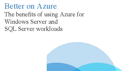 benefits of using windows server and sql server on azure florida