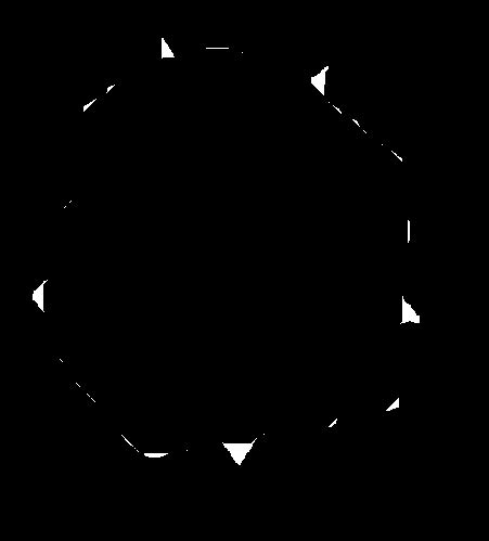 Opencv Remove The Spikes Triangles On A Image Stack Overflow