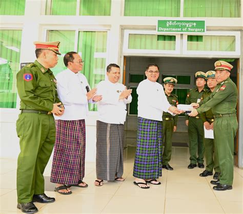 ကချင်ပြည်နယ်ဝန်ကြီးချုပ် ဦးခက်ထိန်နန် အမှတ် ၁ တပ်မ‌တော်ဆေးရုံ ကုတင