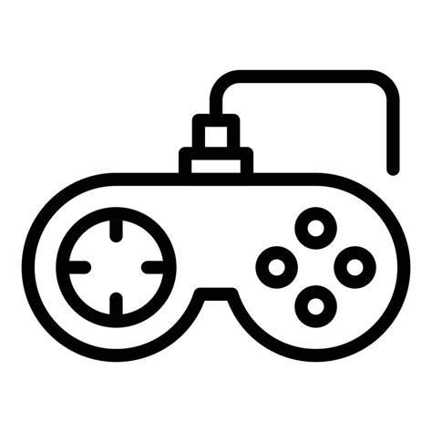 Joystick Icon Outline Vector Sport Game 15092759 Vector Art At Vecteezy