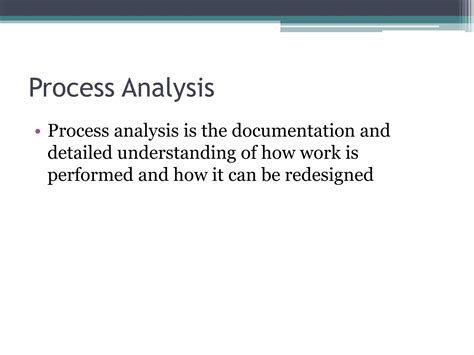 Process Selection Design And Analysis Pptx