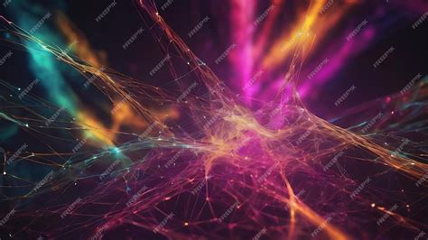 Premium Photo Abstract Digital Technology Background With Network Connection Lines Network