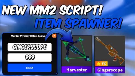 Mm2 Item Spawner Script New Youtube