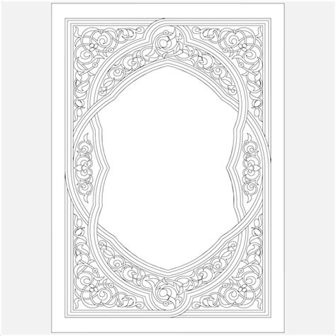 프레임 및 테두리 벡터 일러스트 레이 션 프리미엄 벡터