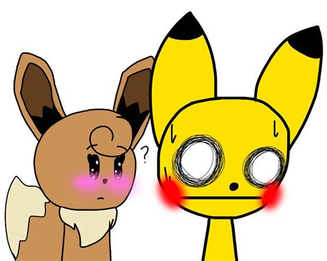 Pikachu X Eevee Collab By Funtimetails17 On Deviantart