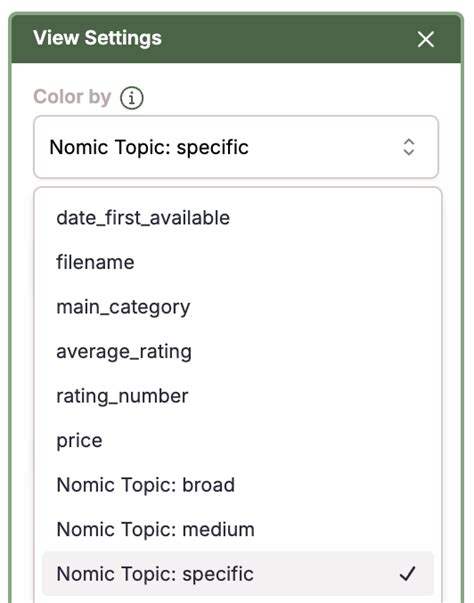 Topic Modeling Nomic Api Platform Documentation