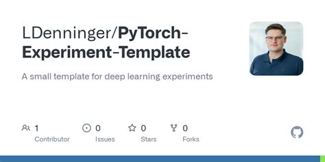 Github Ldenningerpytorch Experiment Template A Small Template For