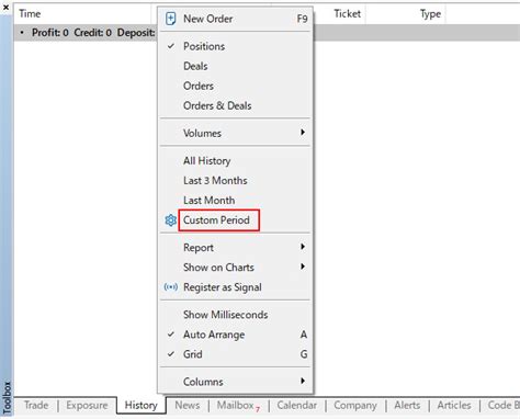 Meta Trader Trading Report Export Method Discovery FX