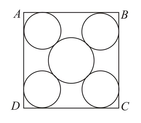 The Ratio Of The Areas Of The Incircle And Circumcircle Of A Square Is