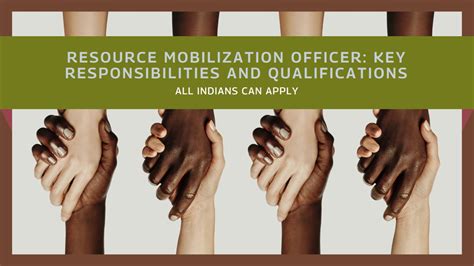 The Role Of A Resource Mobilization Officer Key Responsibilities And Qualificationsall Indians