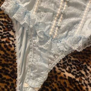 S Light Blue Lace Teddy Size Small To Medium Etsy