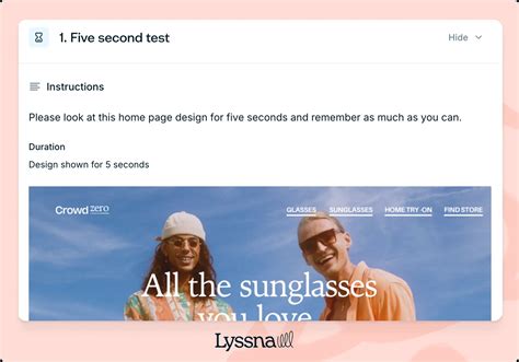 Summative Usability Testing Lyssna