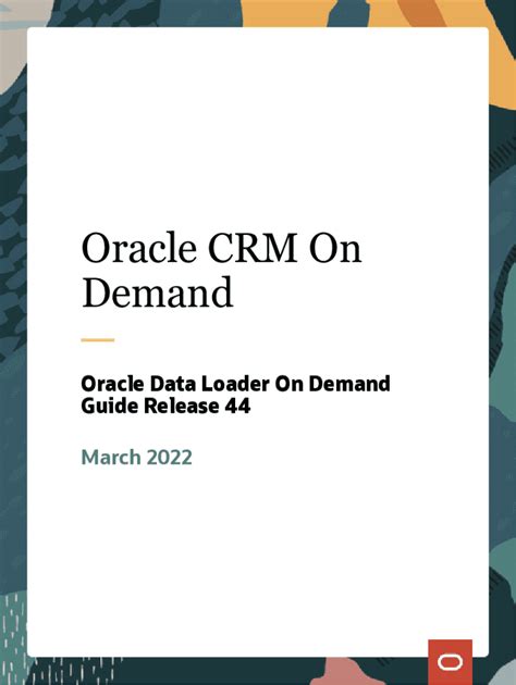 Fillable Online Overview Of Oracle Data Loader On Demand Oracle Help Center Fax Email Print