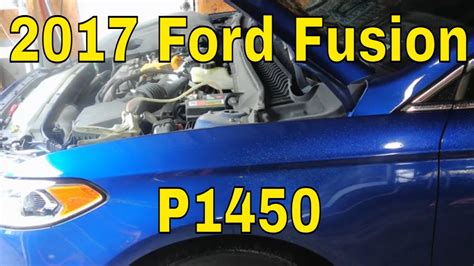 2017 Ford Fusion P1450 Youtube