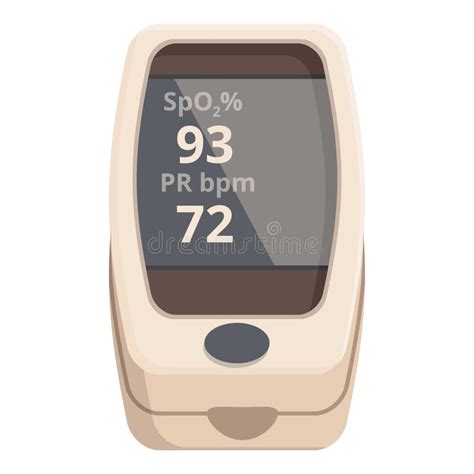 digital pulse oximeter displaying oxygen saturation and pulse rate