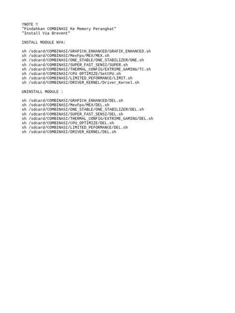 Install And Uninstall Module Pdf