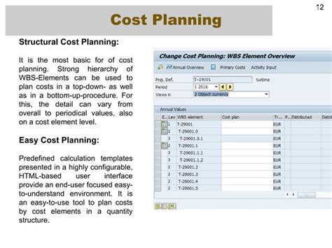 SAP PS Overview PDF Technology Computing