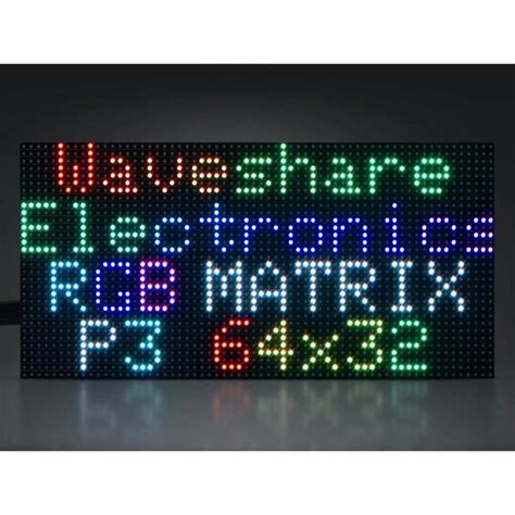 Rgb Led Matrix For Raspberry Pi Pico 64x32 The Pi Hut