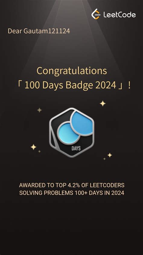 Gautam Garg On Linkedin 100daysofleetcode Codingjourney