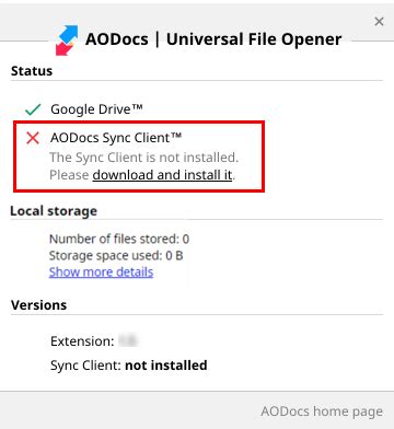 Install UFO Or AFO AODocs Knowledge Base