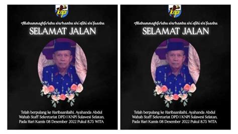 Abdul Wahab Tetap Setia Jadi Pendamping Pemuda Hingga Akhir Hayat Tribun