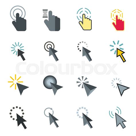 Maus Zeiger Computer Stock Vektor Colourbox