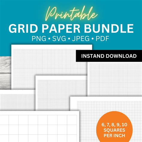 Printable Graph Paper Graph Paper Printable Printable Grid Paper Graph Notebook Png Svg Jpeg Printable Graph Paper Graph Paper Printable Printable Grid Paper Graph Notebook Png Svg Jpeg