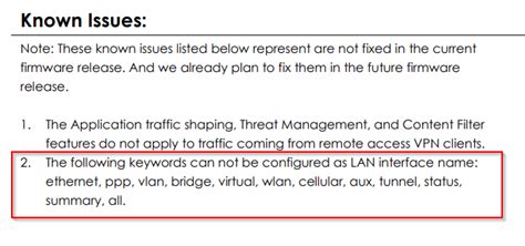 why is the vlan interface not working when the name is related to the