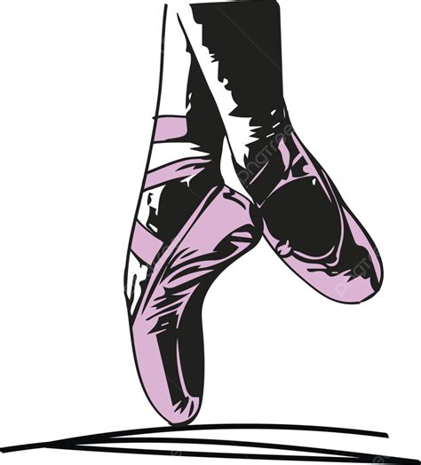 추상 발레 Pointe 신발 벡터 일러스트 레이 션 구두 발끝 균형 Png 일러스트 및 벡터 에 대한 무료 다운로드 Pngtree
