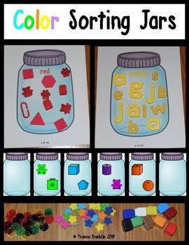 Color Sorting Jars By Miss Franklin Teachers Pay Teachers