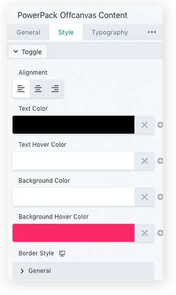 Off Canvas Content Powerpack Beaver Builder Addon
