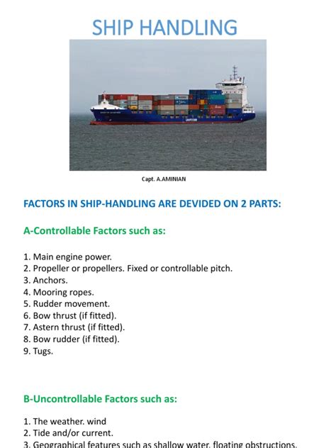 Ship Handling Pdf