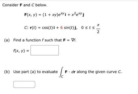Solved Consider F And C Below Chegg