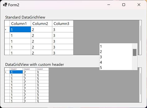 C DataGridView S Column Header On High DPI Loses Scaling Stack