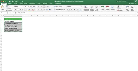 How To Convert Small Letters To Capital In Excel Compute Expert