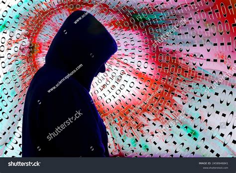 Hacker Conceptual Digital 3d Illustration Stock Illustration 2458946841