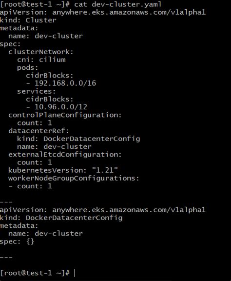 Amazon Web Services Error Creating Cluster Using Eks Anywhere Stack